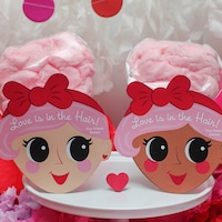 Sweetheart Birthday Treats Tag Printable, Girl Valentines Day Candy ...