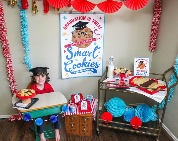 Smart Cookie Graduation Party Printables INSTANT DOWNLOAD - Etsy