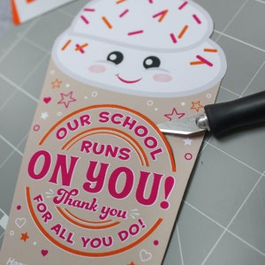 Coffee Thank You Teacher Gift Printable, Teacher Gift, Teacher ...