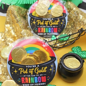 Pot of Gold Treat Bag, St. Patrick's Day Treat Bag, St. Patrick's Day ...