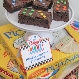 Game Night Party - Bottle Labels and Food Signs Printables, Family Game ...