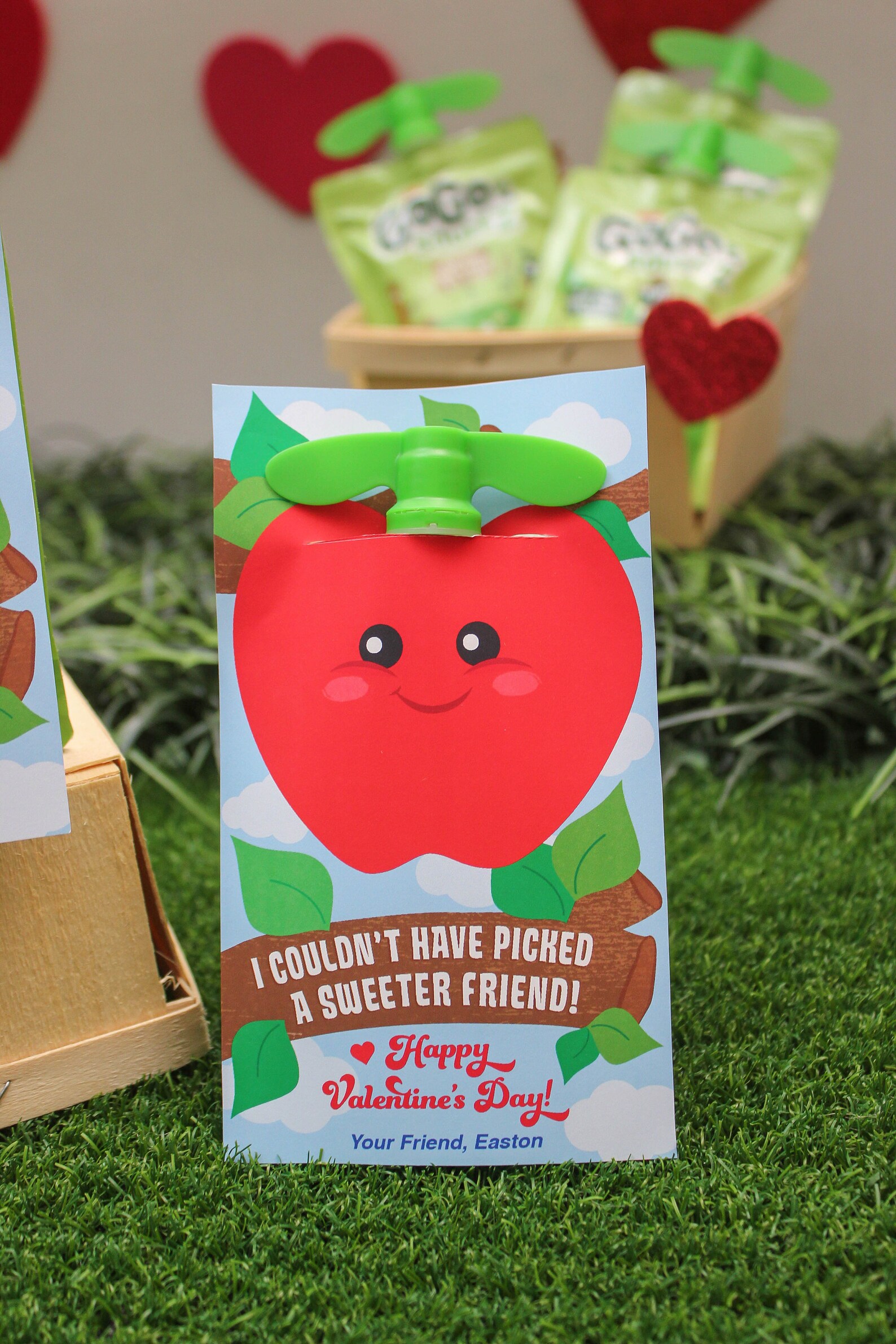 Applesauce Kids Valentine Printables, Awesomesauce, Classroom Valentine ...