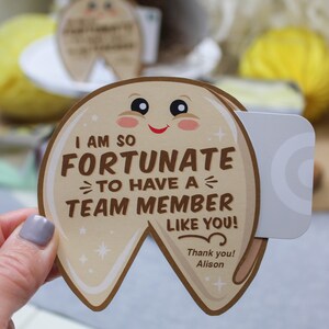 Fortune Cookie Gift Card Holder Printable, Teacher Gift, Teacher ...