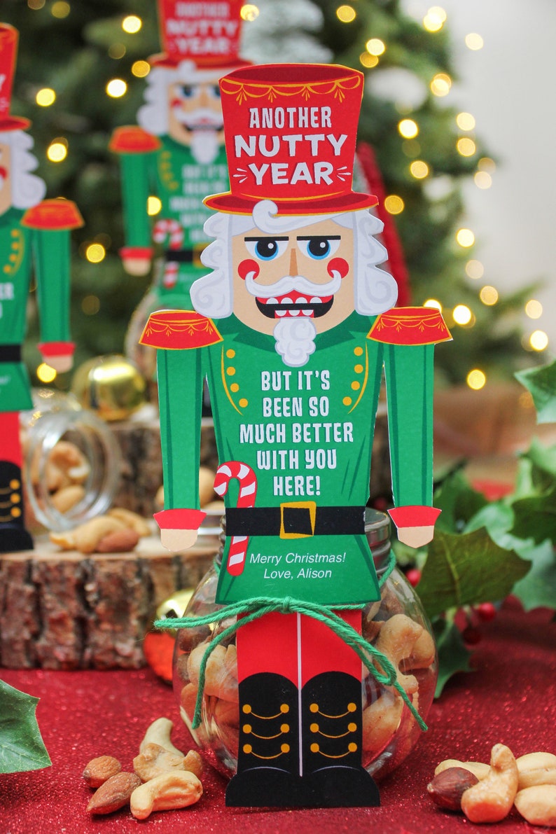 Nutcracker Christmas Printable Christmas Gift Tag Treat Tag | Etsy