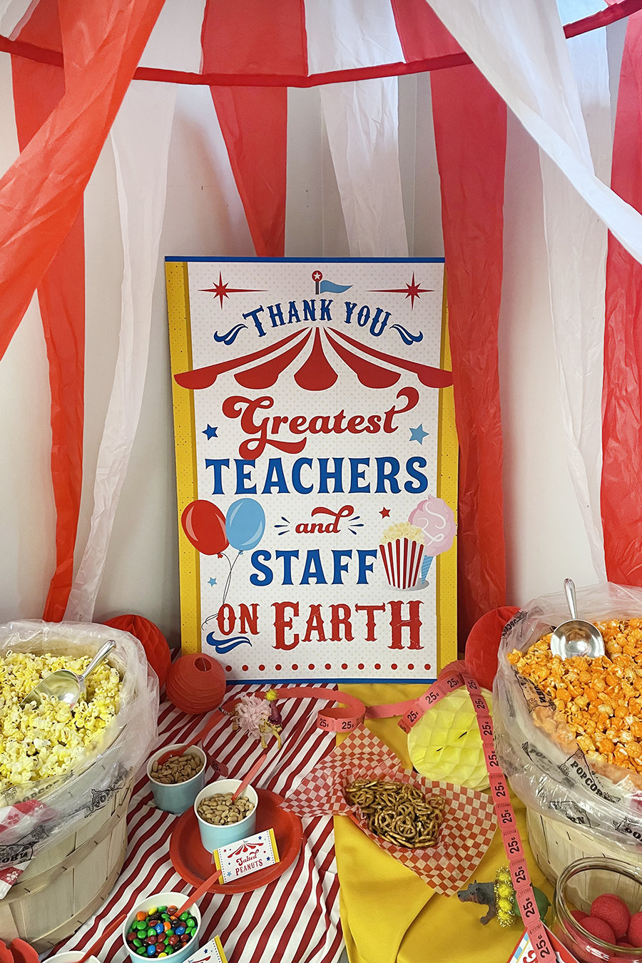 Teacher Appreciation Circus Carnival Printable Pack, Circus Carnival ...