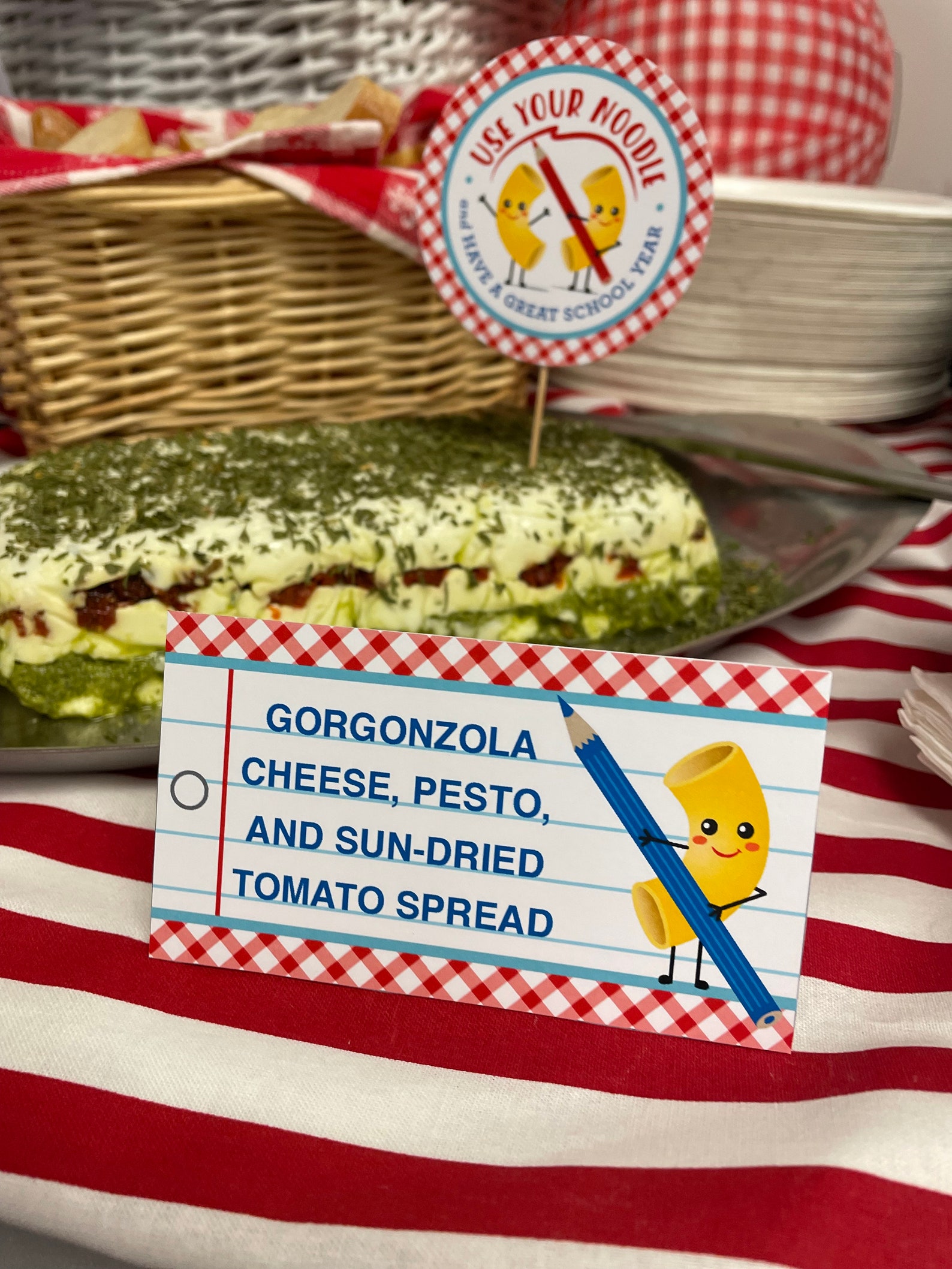 Back to School Party Printables, Pasta Party, Spaghetti Dinner, Use ...