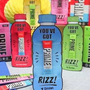 Rizz Drink Bottle Kids Valentine, Tween Slang, Hydration Drink, Kids ...