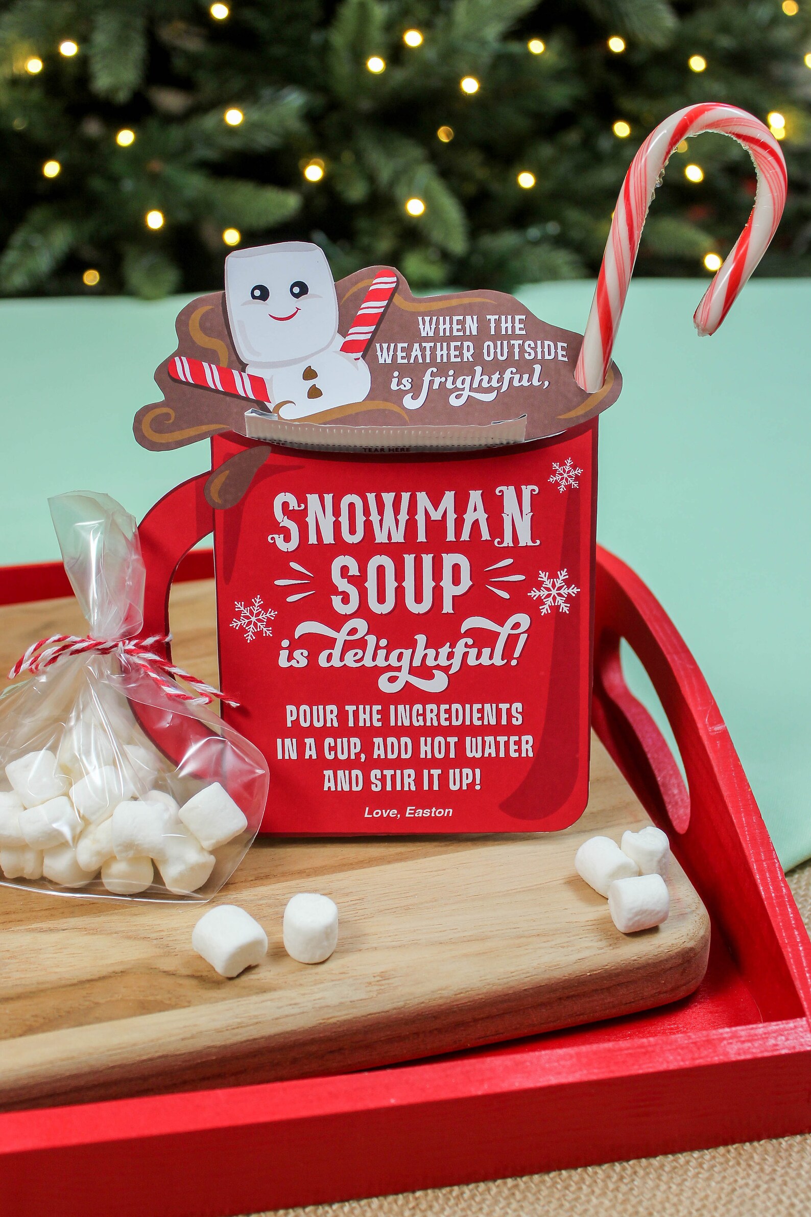 Snowman Soup, Hot Cocoa Printable, Hot Chocolate Christmas Gift, School ...
