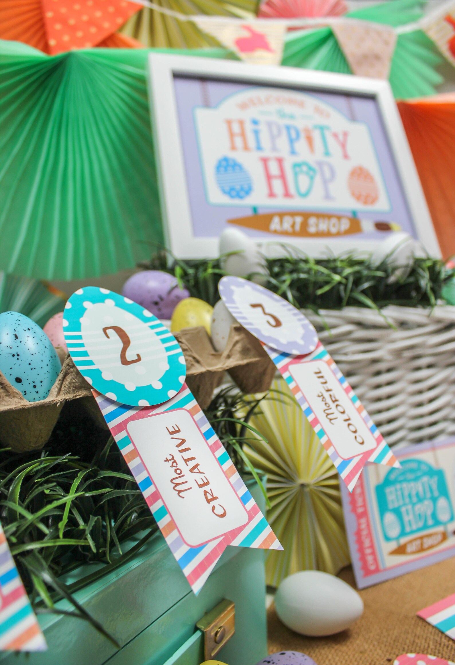 Easter Egg Decorating Contest Printables Easter Printable - Etsy