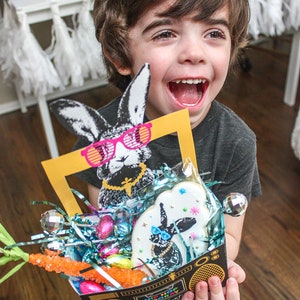 Hip Hop Hooray Easter Party Printables, Hip Hop Bunny, Easter, Boombox ...