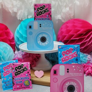 Instant Camera Valentines, Valentine Printable, Camera Valentine, Kids ...