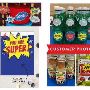 Teacher Appreciation Superhero Printable Pack, Superhero Teacher Gift ...