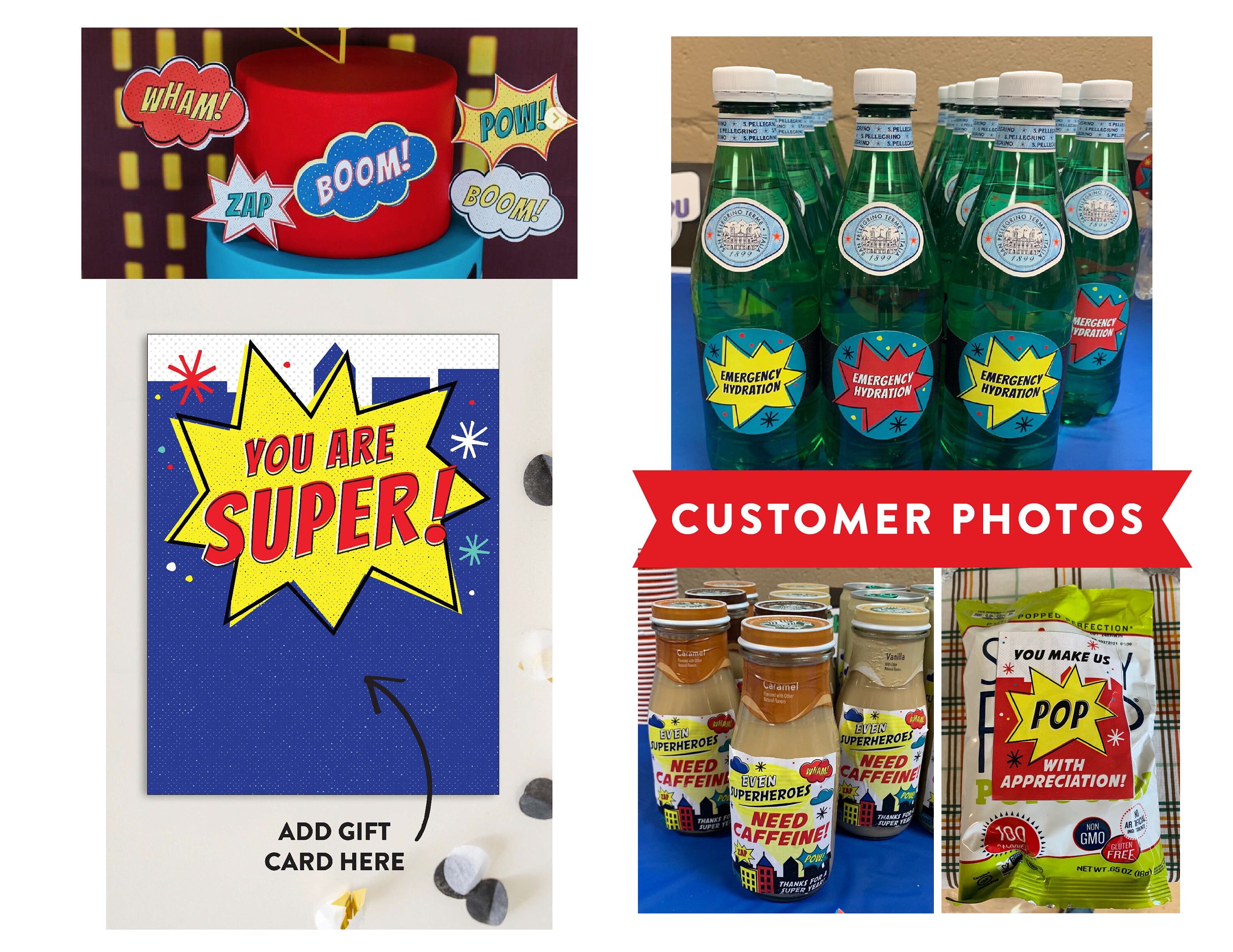 Teacher Appreciation Superhero Printable Pack, Superhero Teacher Gift ...