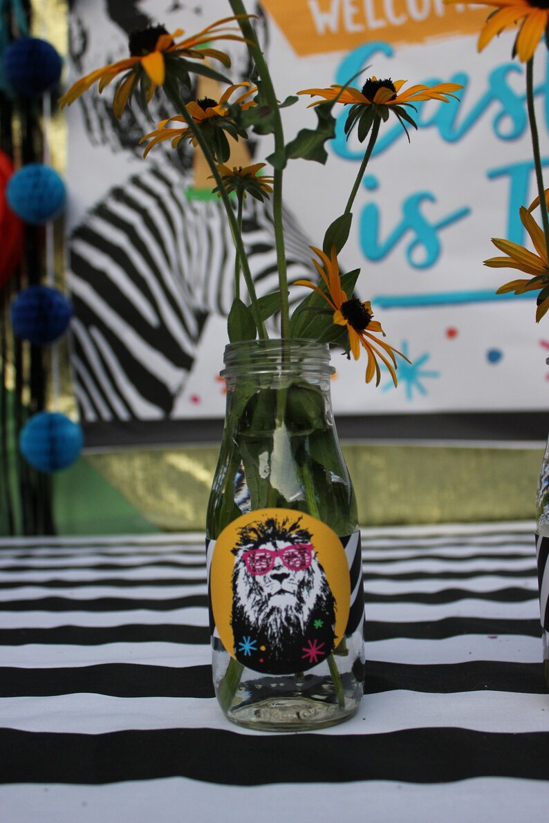 Party Animal Zoo Party - Food Signs, Bottle Labels, Table Signs ...