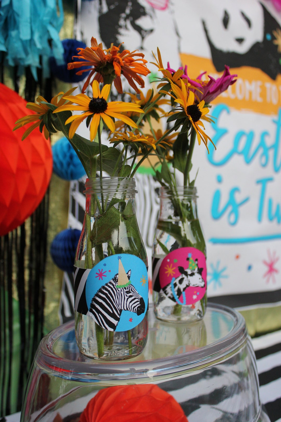 Party Animal Zoo Party - Food Signs, Bottle Labels, Table Signs ...