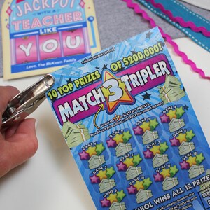 Lottery Ticket Teacher Gift Printable, Scratch off Lottery Ticket Gift ...