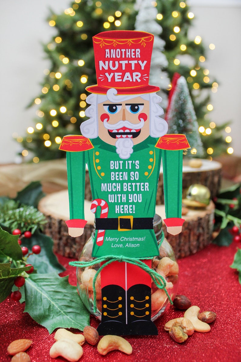 Nutcracker Christmas Printable Christmas Gift Tag Treat Tag | Etsy