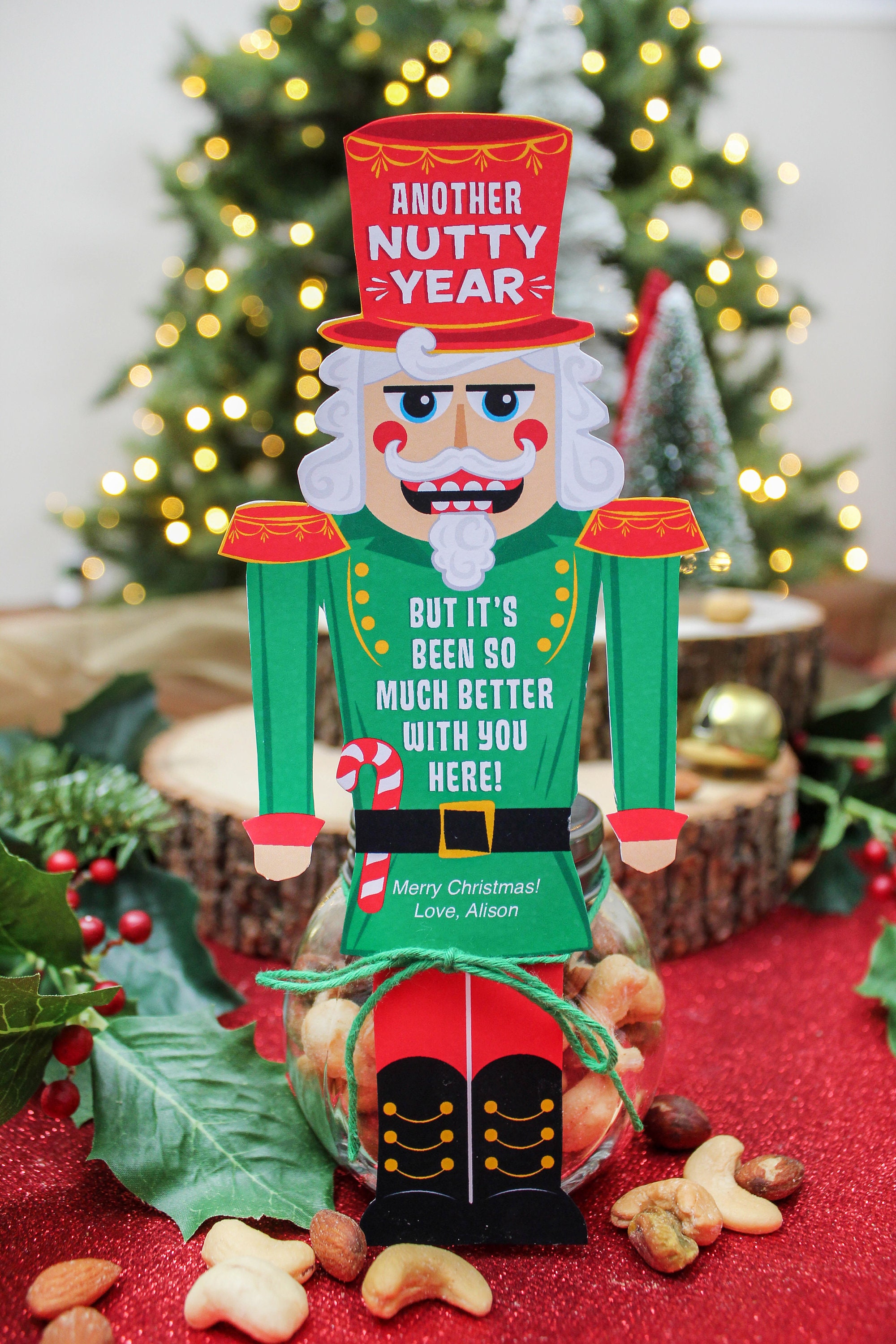 Nutcracker Christmas Printable Christmas Gift Tag Treat Tag | Etsy