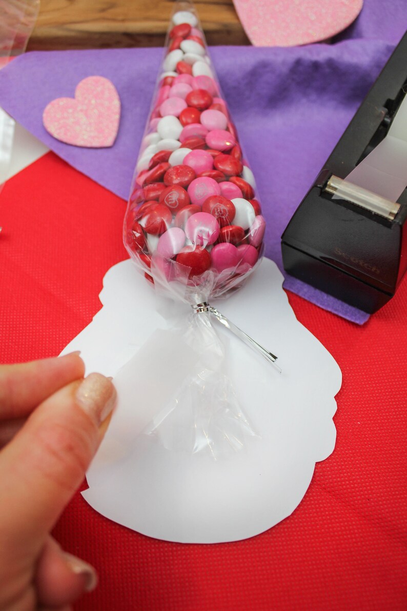 Valentine Gnome Printables Gnome Treat Bag Valentine | Etsy