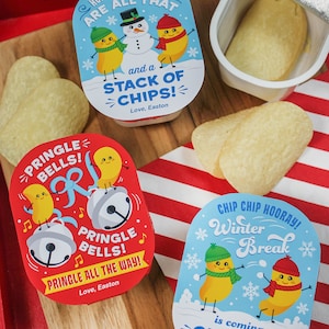 Chips Kids Christmas Printable - for Pringles Snack Size Chips, Kids ...