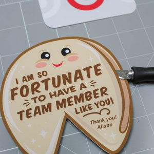 Fortune Cookie Gift Card Holder Printable, Teacher Gift, Teacher ...