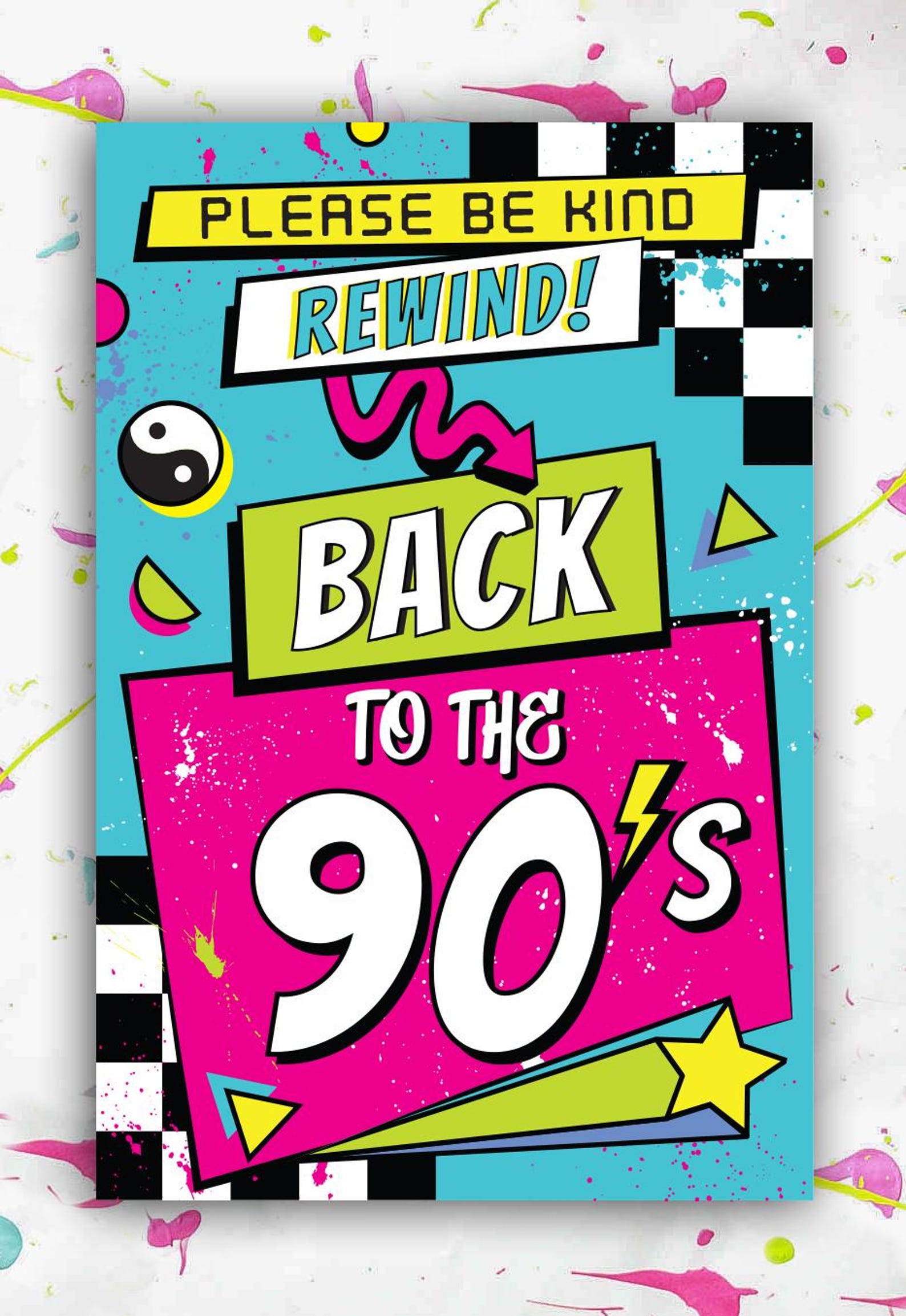 Retro 90s Theme Teacher Appreciation Printable Pack BUNDLE, Teacher and ...