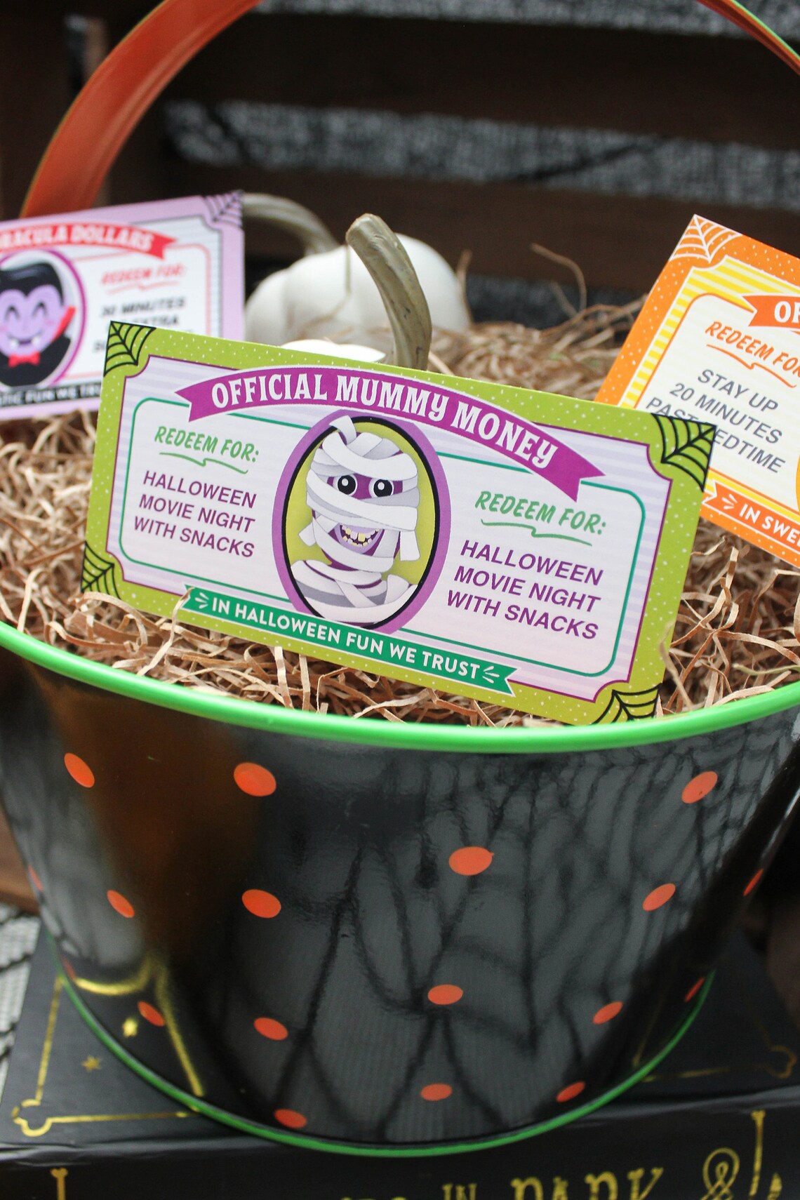 Halloween Play Money Printables, Halloween Coupons, Play Money Coupons ...