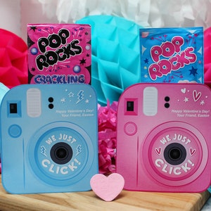 Instant Camera Valentines, Valentine Printable, Camera Valentine, Kids ...
