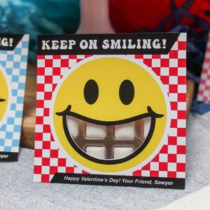 Chewing Gum Smiley Kids Valentine, Keep on Smiling, Smiley, Retro, Kids ...