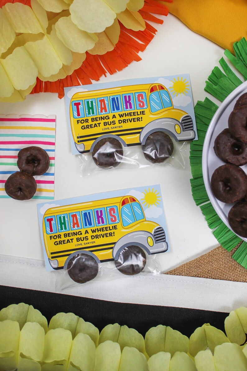 School Bus Driver Appreciation Gift Thank You Printable | Etsy