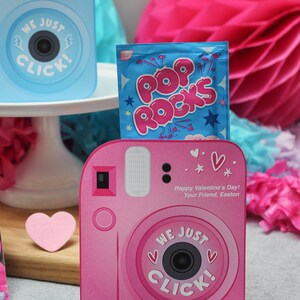 Instant Camera Valentines, Valentine Printable, Camera Valentine, Kids ...