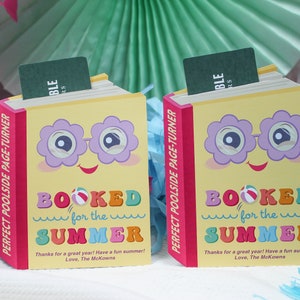 Book Gift Card Holder Printable, End of the Year Teacher Gift, Thank ...