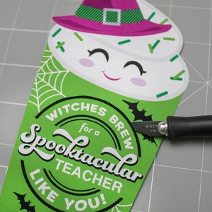 Halloween Coffee Gift Card Printable, Teacher Gift, Staff Gift ...