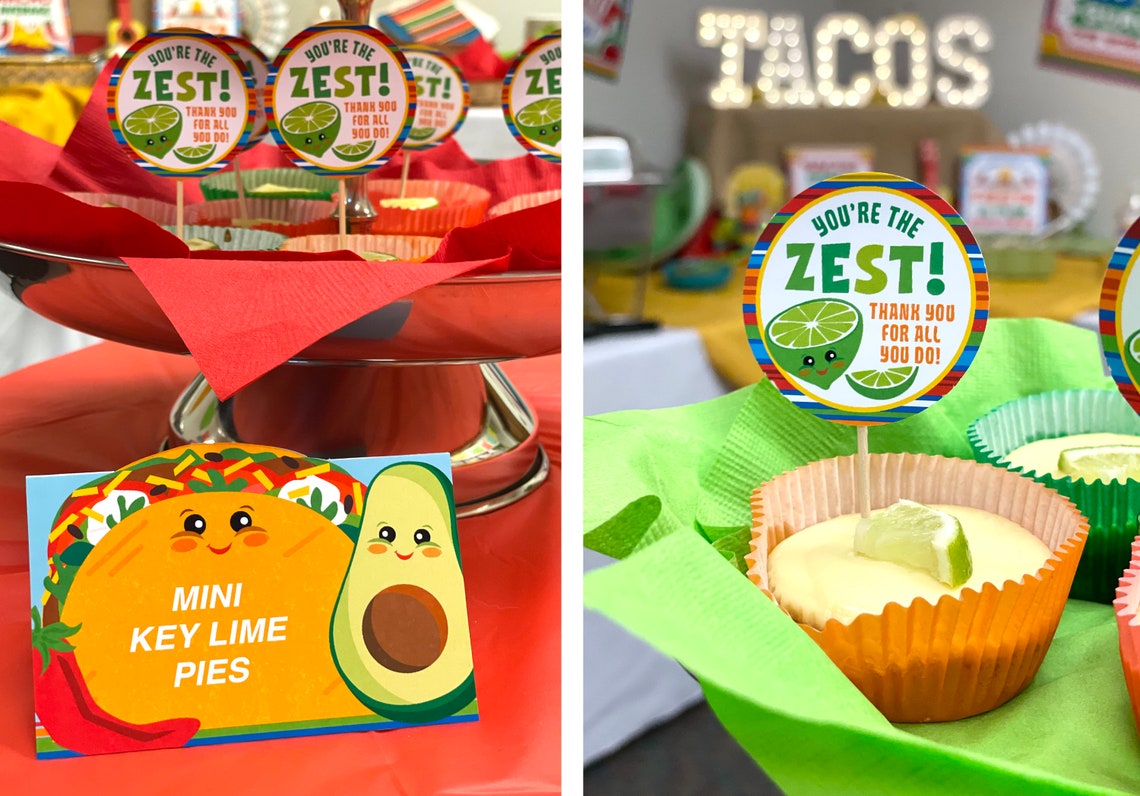 Teacher Appreciation Taco Fiesta Printable Pack Taco Teacher - Etsy