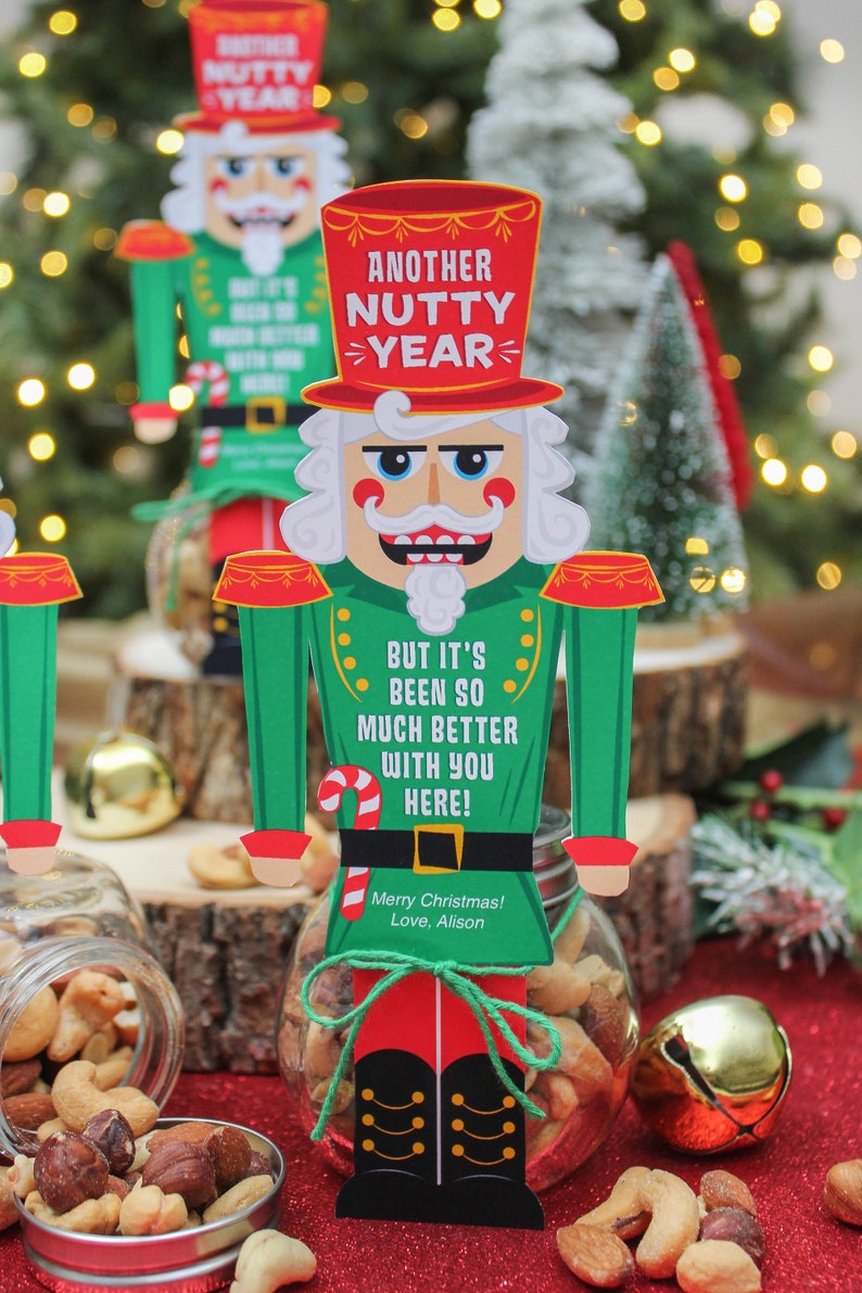 Nutcracker Christmas Printable Christmas Gift Tag Treat Tag | Etsy