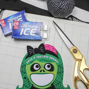 Chewing Gum Zombie Printables, Halloween Printables, Classroom ...