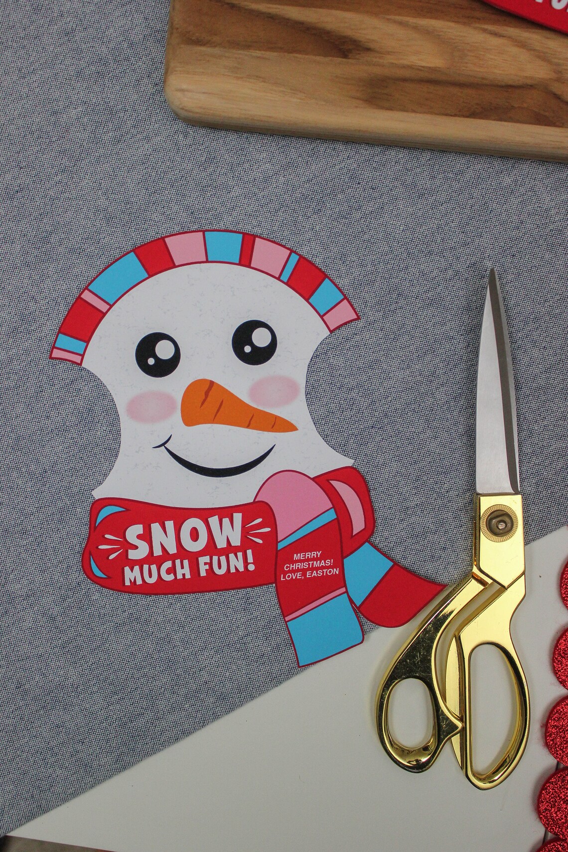 Snowman Treat Printable, Snowman Gift Tags, Holiday Gift Tags ...