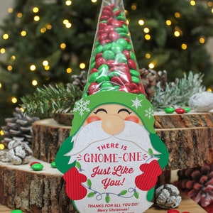 Christmas Gnome Printable, Gnome Treat Bag, Christmas Printable ...