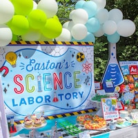 Science Birthday Banner: Periodic Table Party Decor (digital Download ...