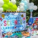 Science Birthday Party Backdrop Printable, Mad Scientist Birthday, Kids ...
