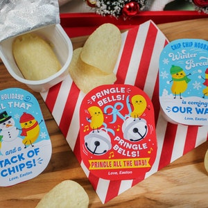 Chips Kids Christmas Printable - for Pringles Snack Size Chips, Kids ...
