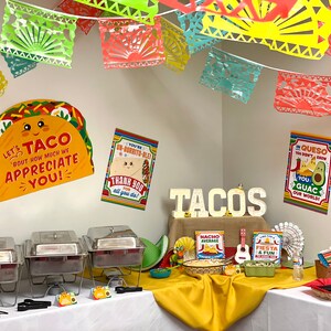 Teacher Appreciation Taco Fiesta Printable Pack, Taco Teacher Gift ...
