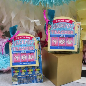 Lottery Ticket Teacher Gift Printable, Scratch off Lottery Ticket Gift ...