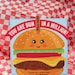 Burger Restaurant Gift Card Holder Printable, Teacher Gift, Teacher ...