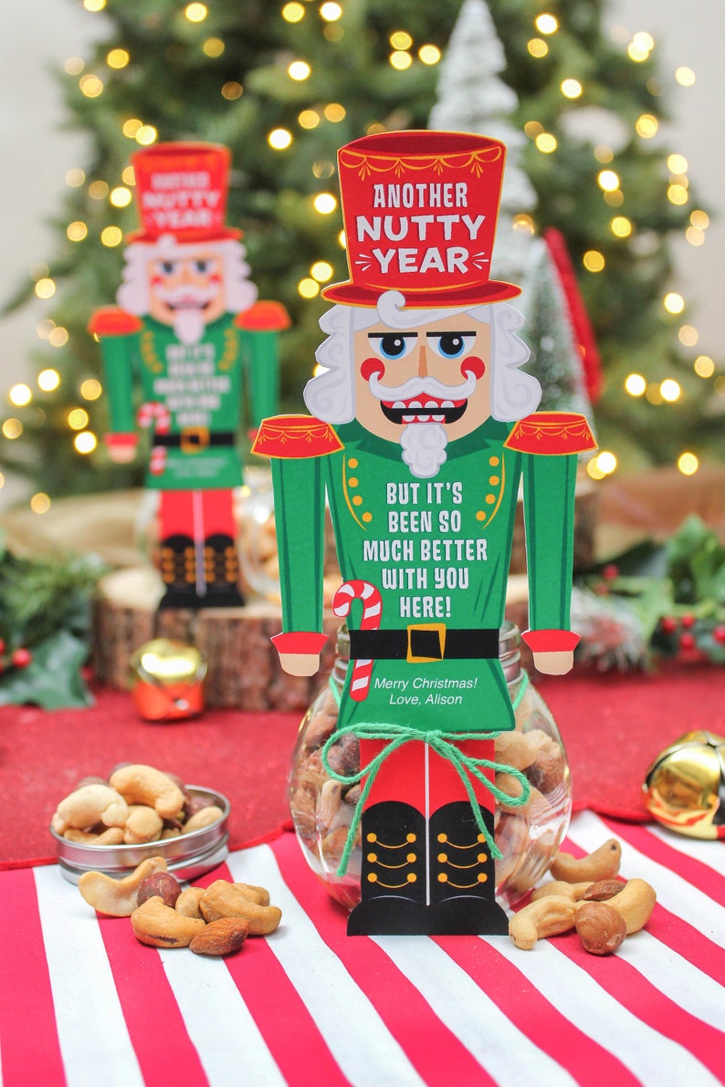 Nutcracker Christmas Printable Christmas Gift Tag Treat Tag | Etsy
