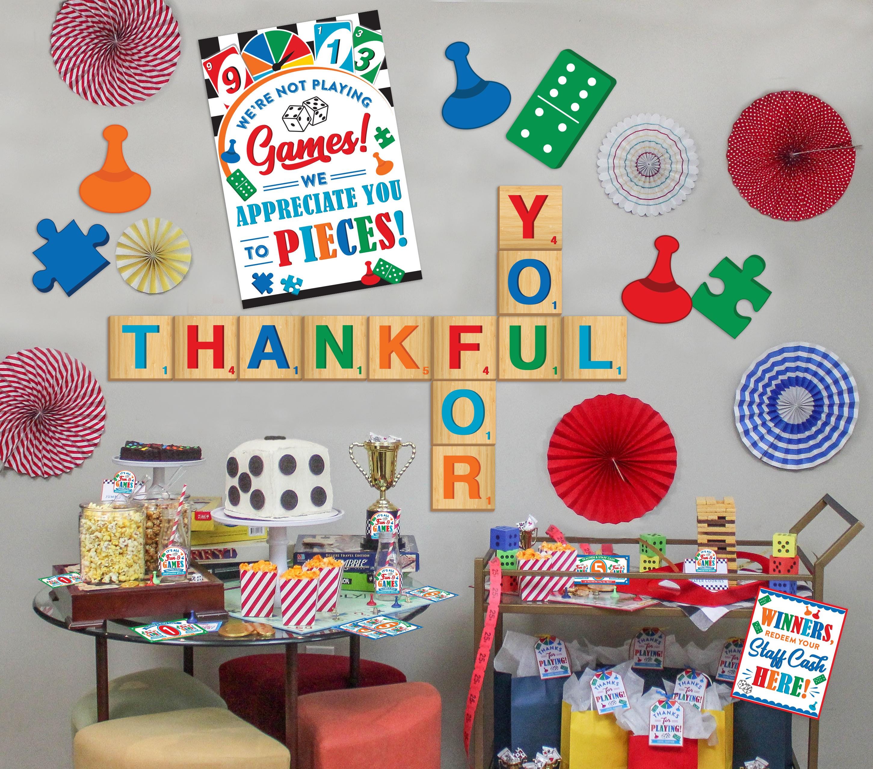 Game Theme Teacher Appreciation Week Printable Pack BUNDLE, Teacher and ...