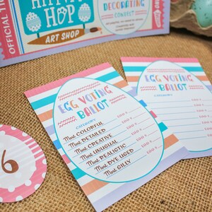 Easter Egg Decorating Contest Printables, Easter Printable Pack, Easter ...