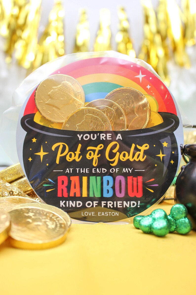 Pot of Gold Treat Bag St. Patrick's Day Treat Bag St. - Etsy