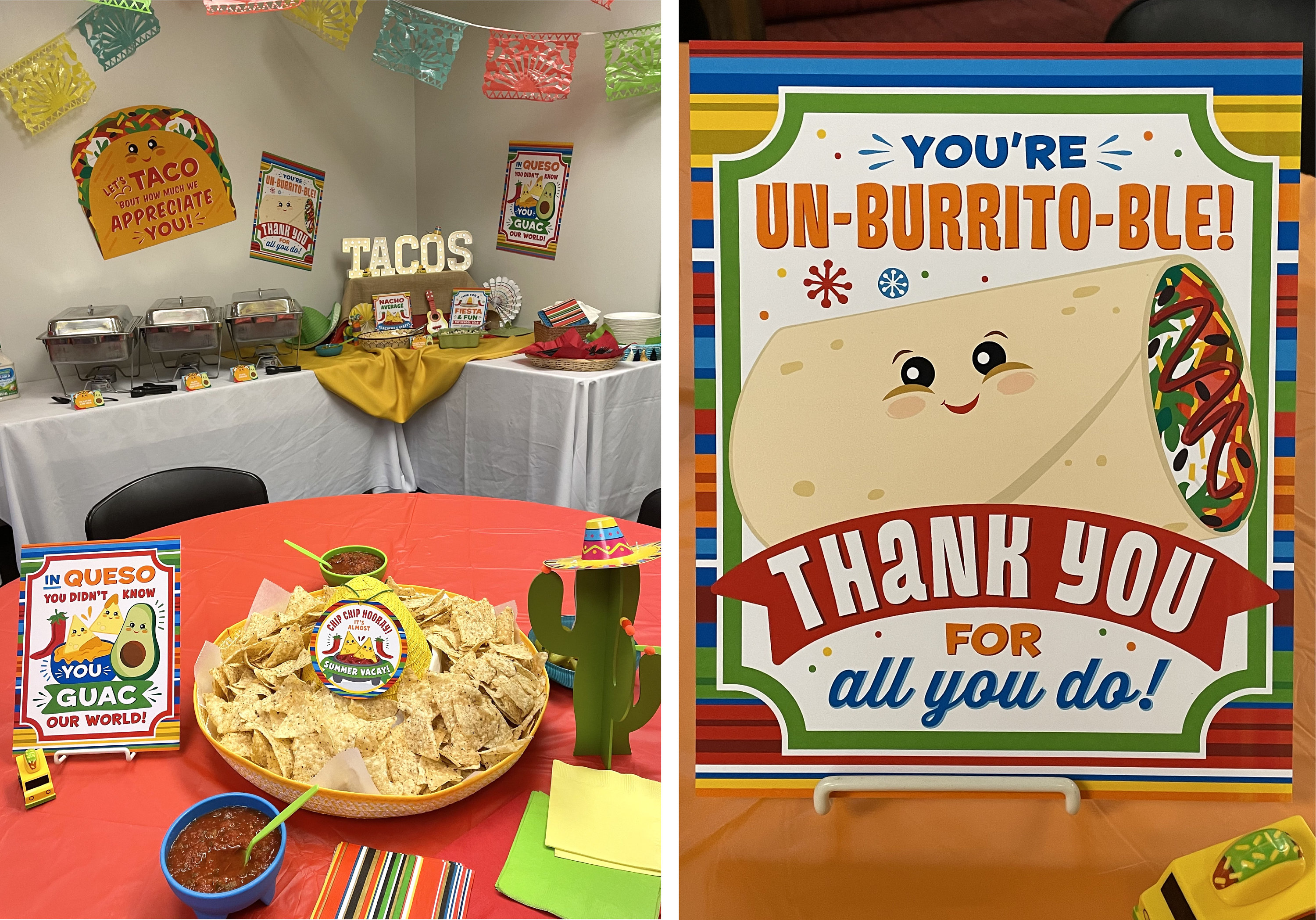 Teacher Appreciation Taco Fiesta Printable Pack, Taco Teacher Gift ...