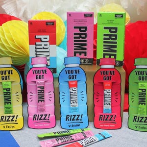 Rizz Drink Bottle Kids Valentine, Tween Slang, Hydration Drink, Kids ...